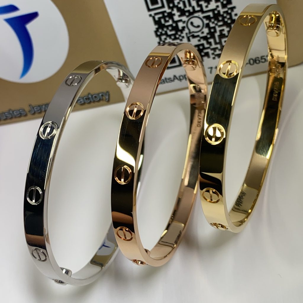 Classic Love Bracelet, Wide Version | Top Quality 18K Gold Replica ...